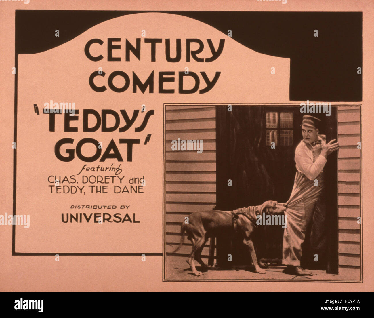 TEDDY'S GOAT, US lobbycard, from left: Teddy the dog, Charles Dorety ...