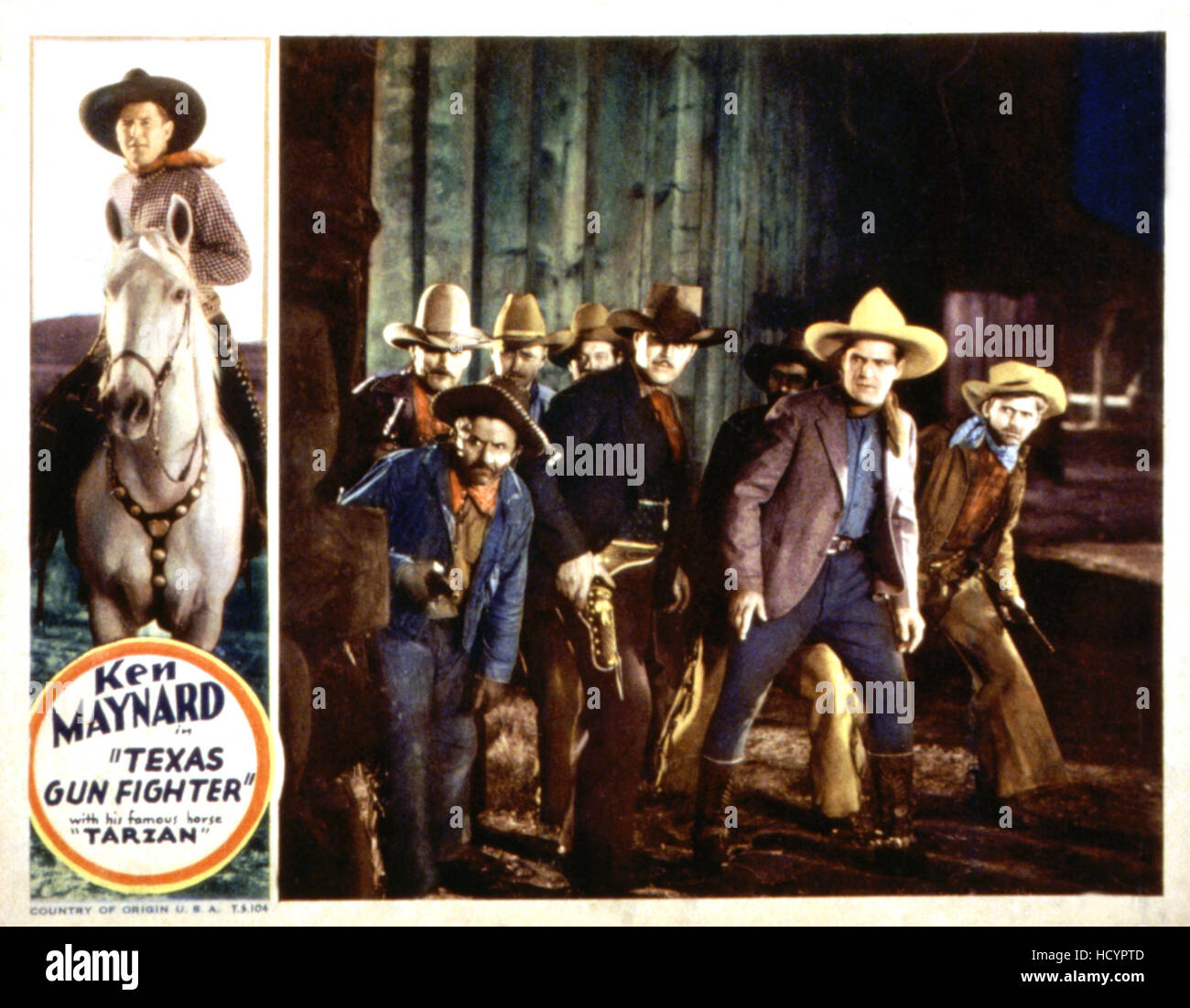 TEXAS GUN FIGHTER, Ken Maynard, Harry Woods, 1932 Stock Photo - Alamy