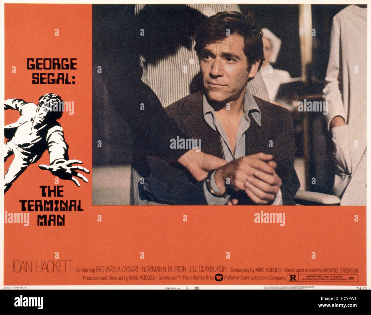 THE TERMINAL MAN, US lobbycard, George Segal, 1974 Stock Photo - Alamy