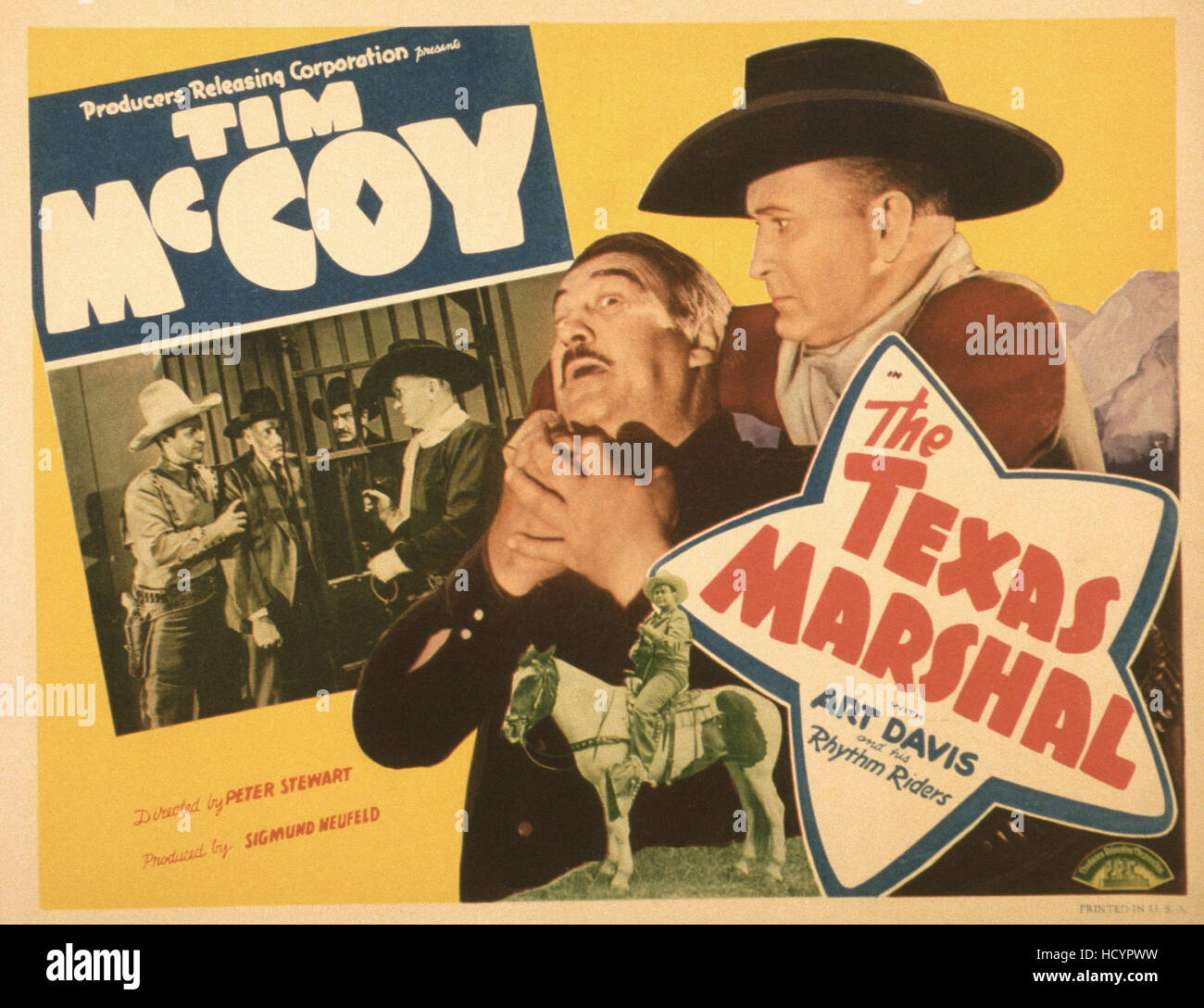 THE TEXAS MARSHAL, US poster, center top from left: Charles King, Tim ...