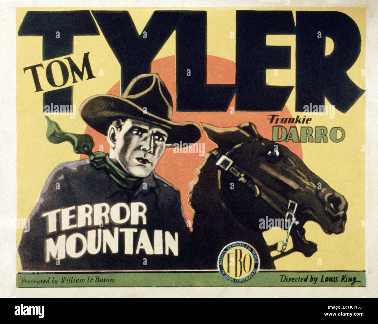 TERROR MOUNTAIN, US poster, Tom Tyler, 1928 Stock Photo - Alamy