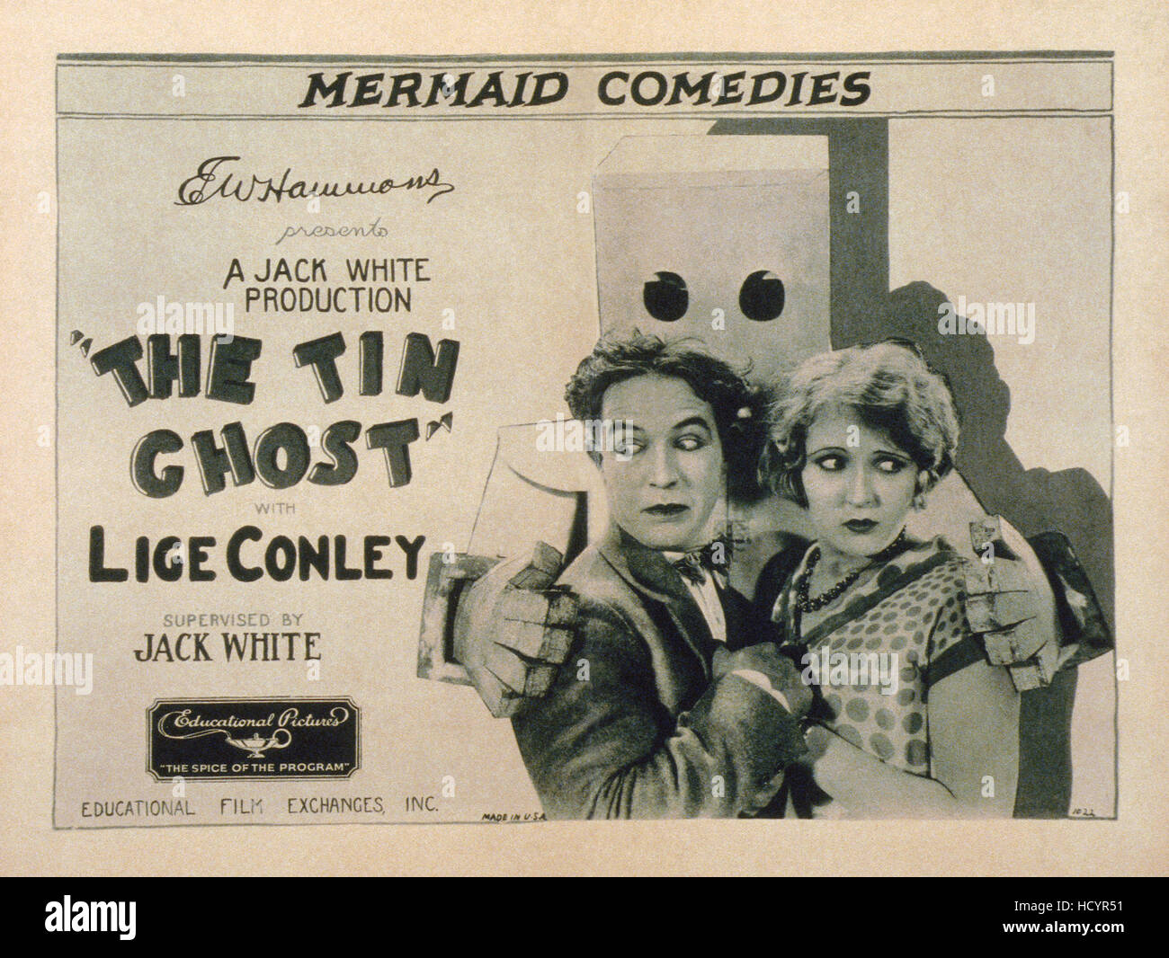 THE TIN GHOST, US lobbycard, from left: Lige Conley, Estelle Bradley ...