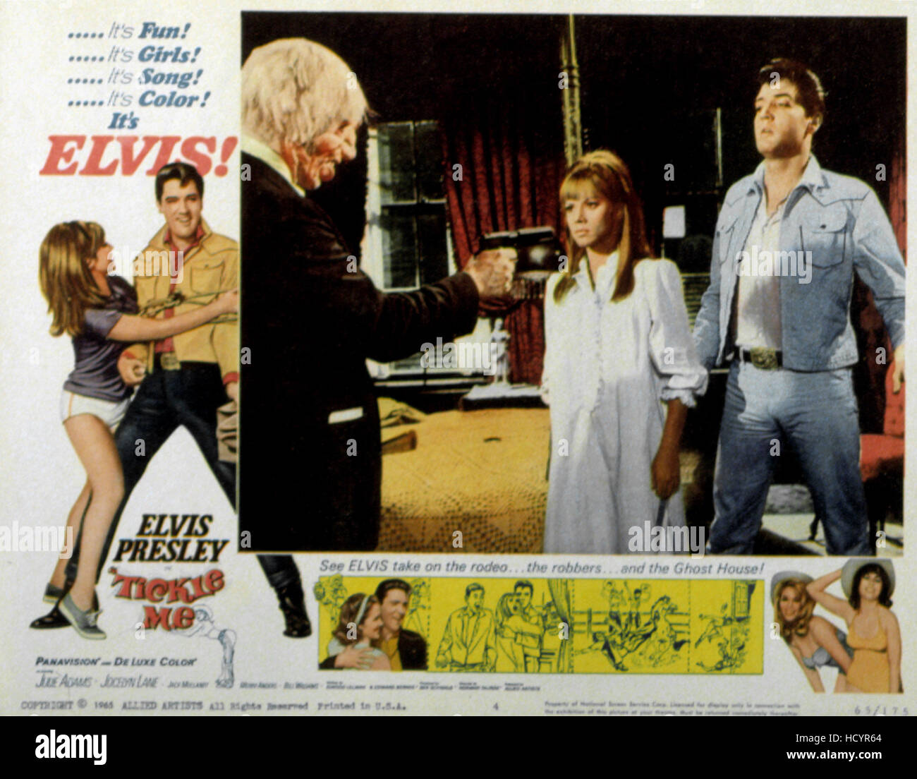 Tickle Me Jocelyn Lane Elvis Presley 1965 Stock Photo Alamy