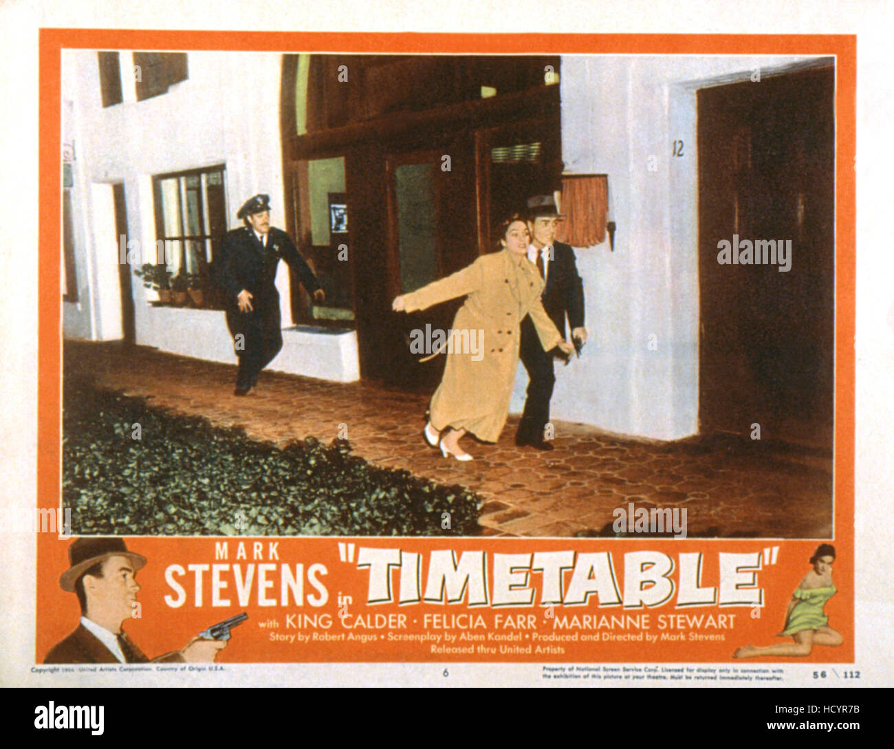 TIMETABLE, Rodolfo Hoyos Jr, Marianne Stewart, Mark Stevens, 1956 Stock ...