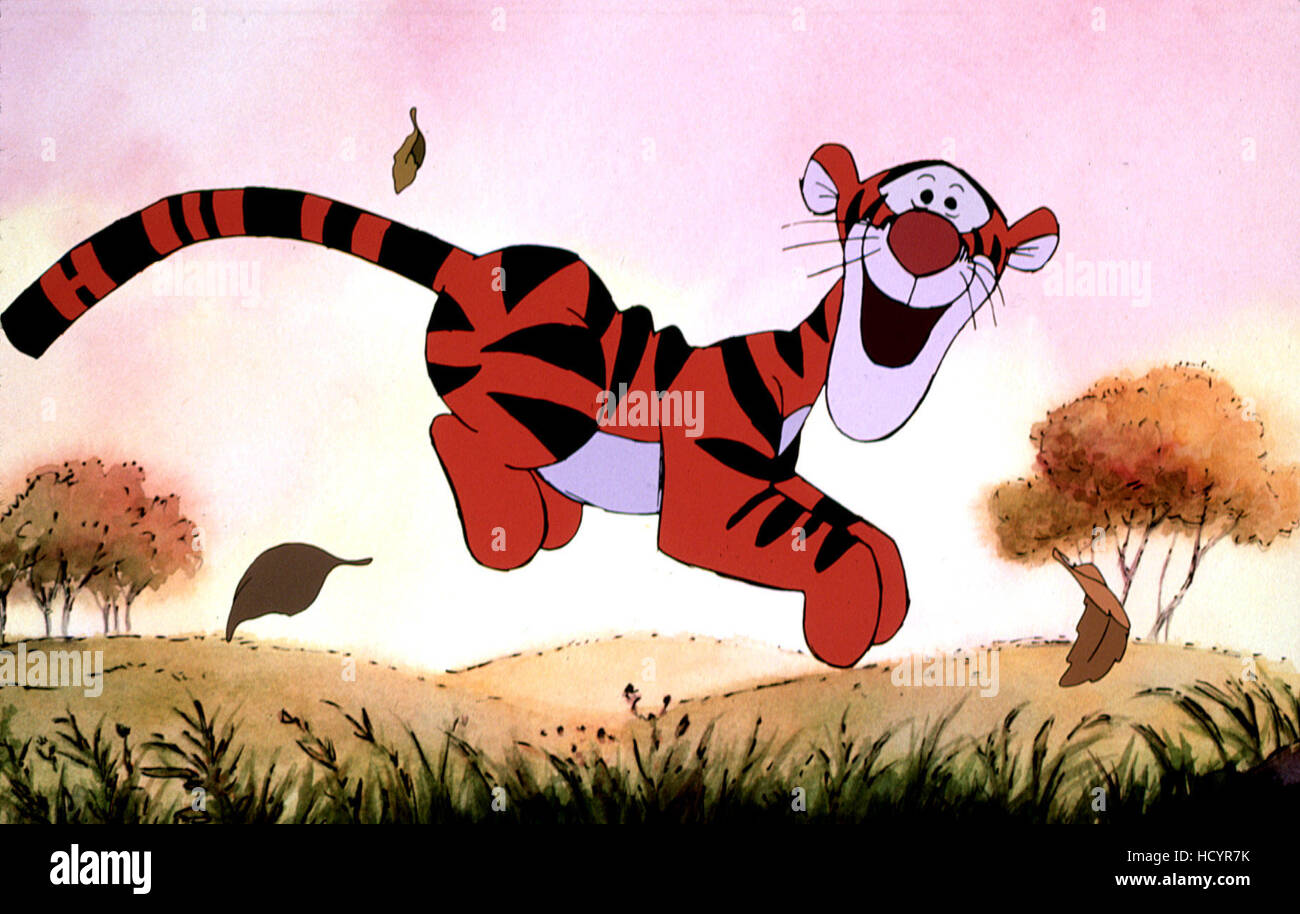 TIGGER MOVIE, Tigger, 2000, hopping along Stock Photo - Alamy