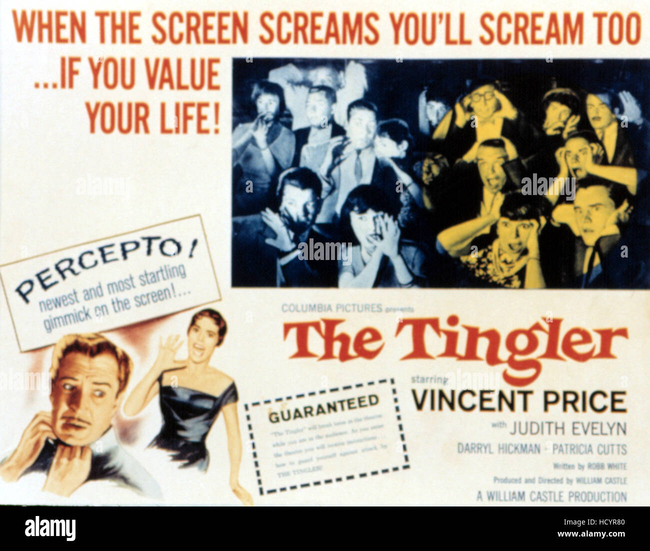 THE TINGLER, Vincent Price, 1959 Stock Photo - Alamy