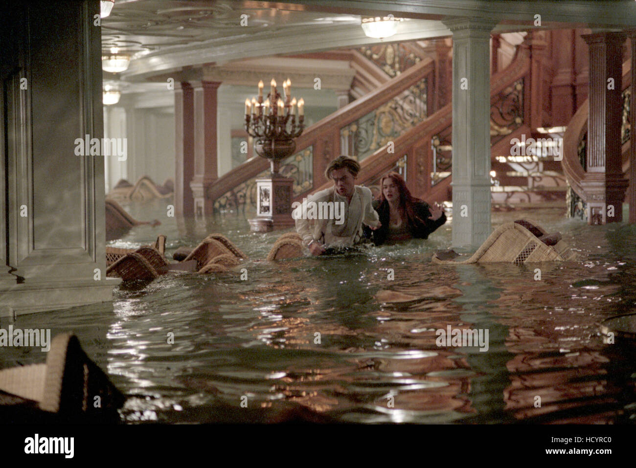 TITANIC, Leonardo Di Caprio, Kate Winslet, 1997, TM & Copyright (c ...