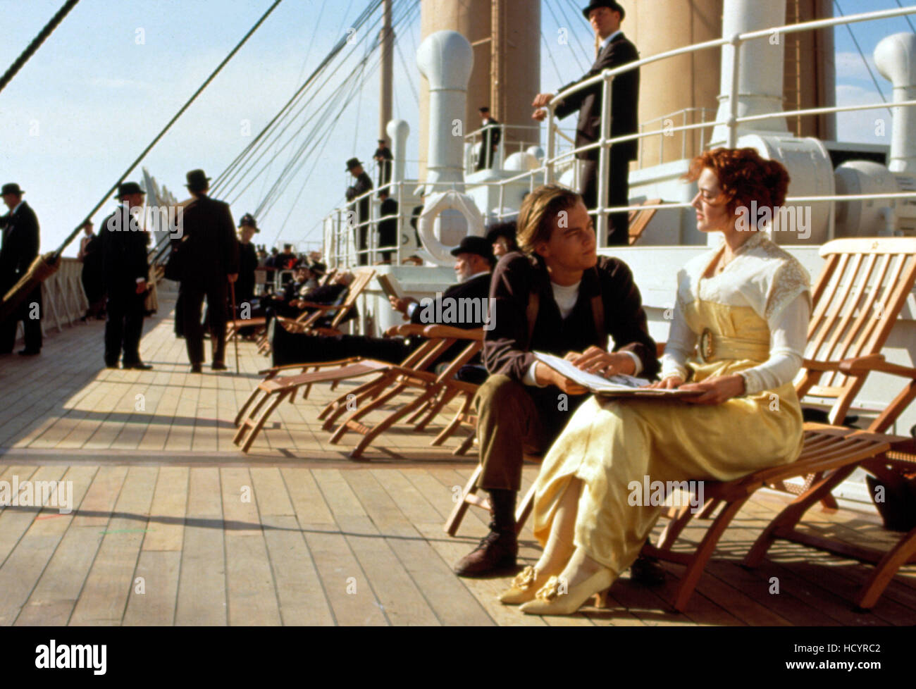 TITANIC, Leonardo Di Caprio, Kate Winslet, 1997, TM & Copyright (c ...