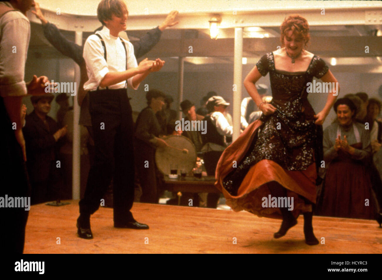 TITANIC, Leonardo Di Caprio, Kate Winslet, 1997, TM & Copyright (c ...