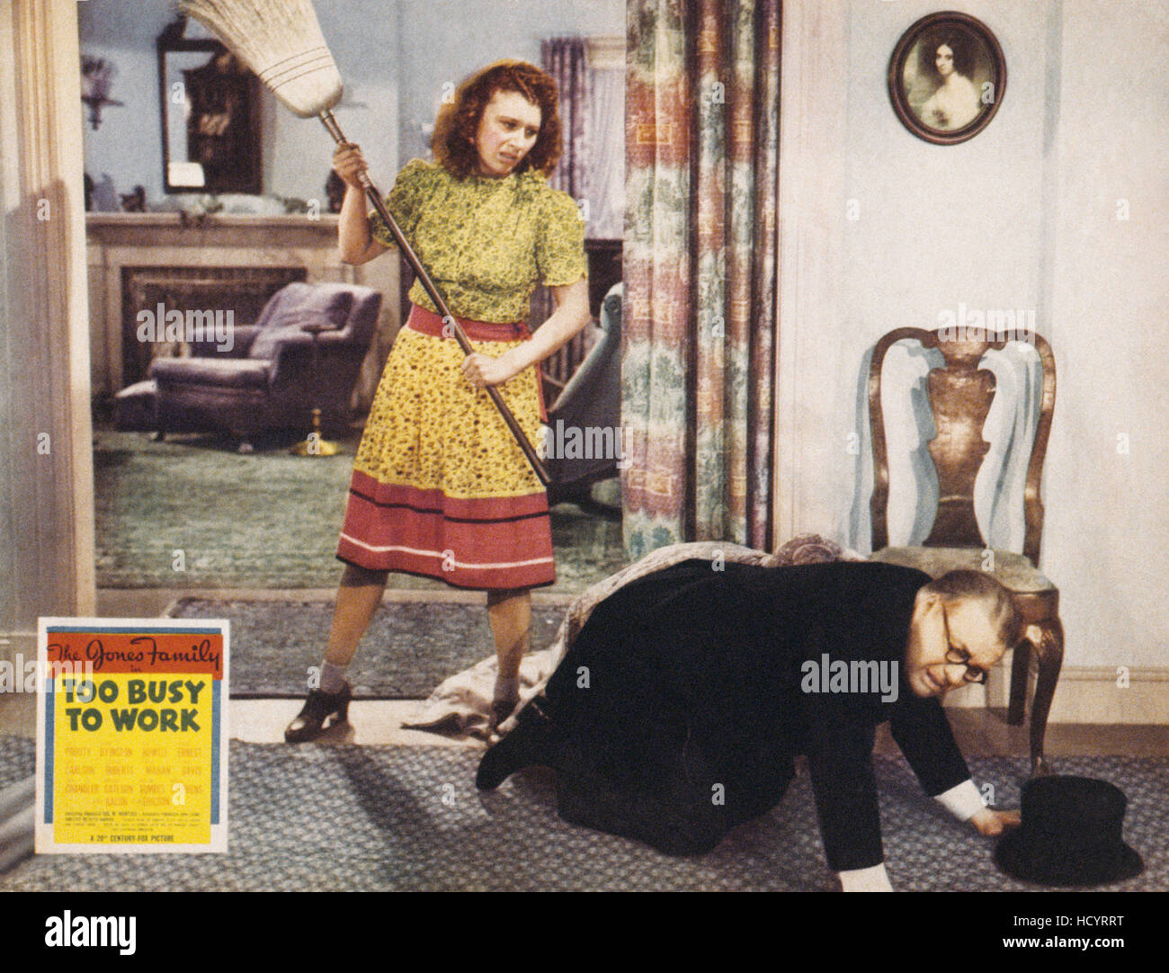 TOO BUSY TO WORK, from left, Joan Davis, Jed Prouty, 1939, ©20th ...
