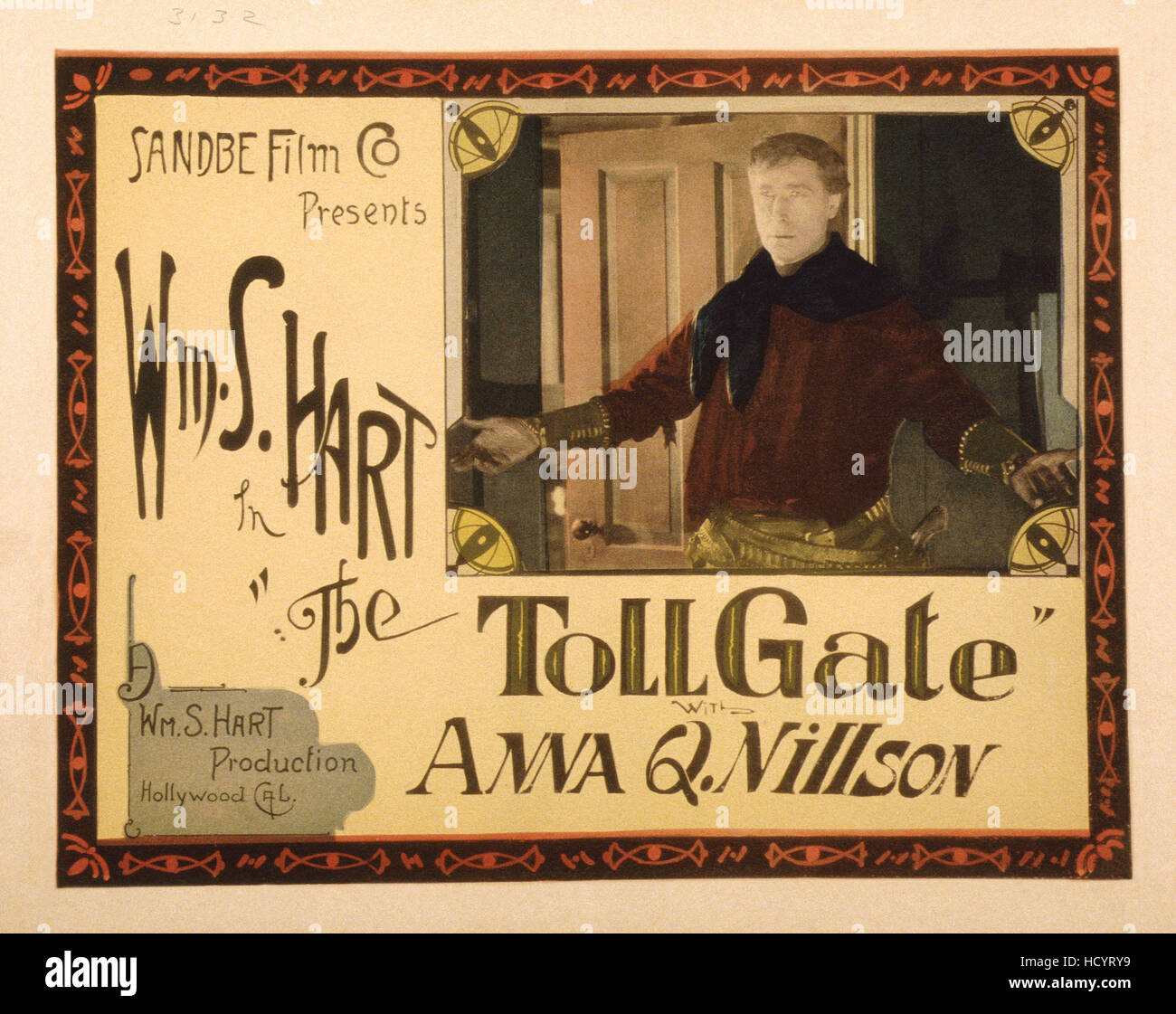 THE TOLL GATE, US lobbycard, William S. Hart, 1920 Stock Photo - Alamy