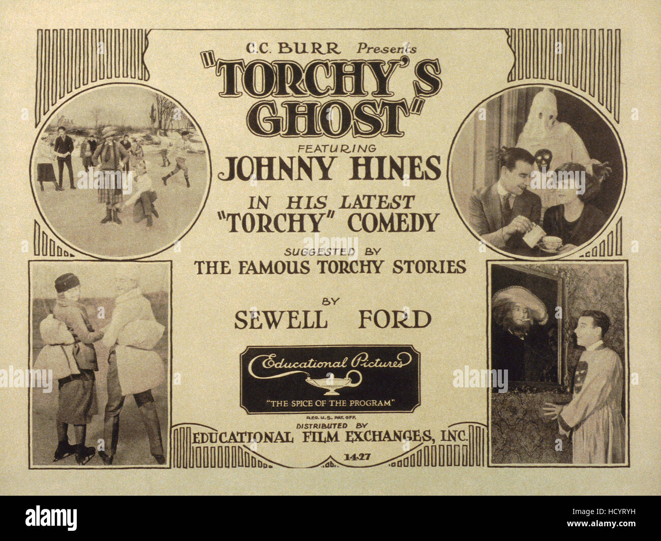 TORCHY'S GHOST, US lobbycard, Johnny Hines (second from top right and ...