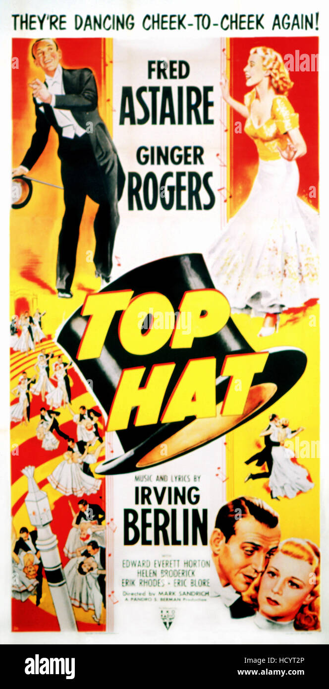 TOP HAT, (poster art), 1935 Stock Photo - Alamy