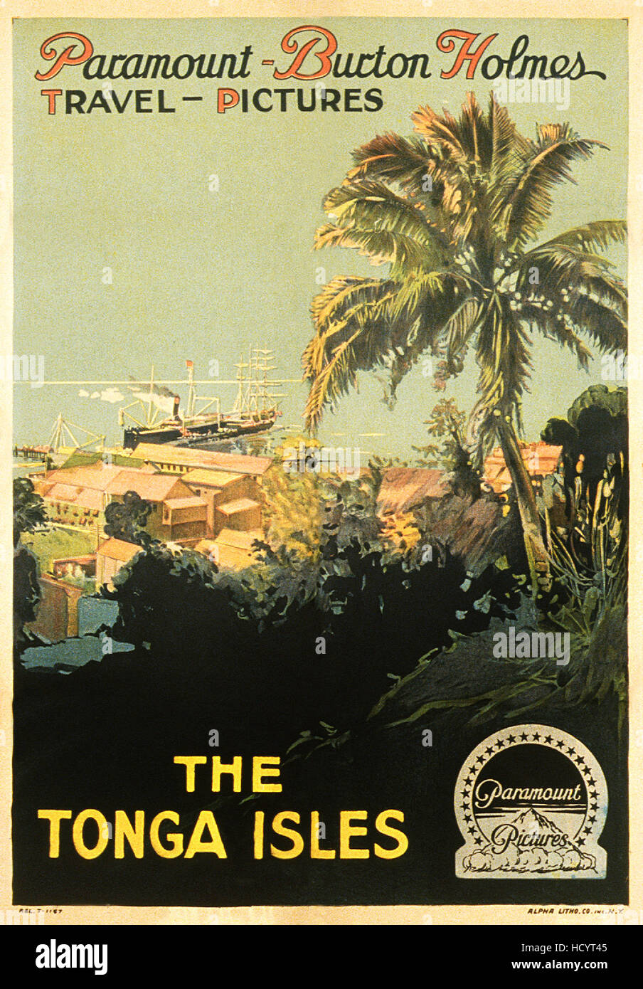 THE TONGA ISLES, US poster art, 1918 Stock Photo - Alamy