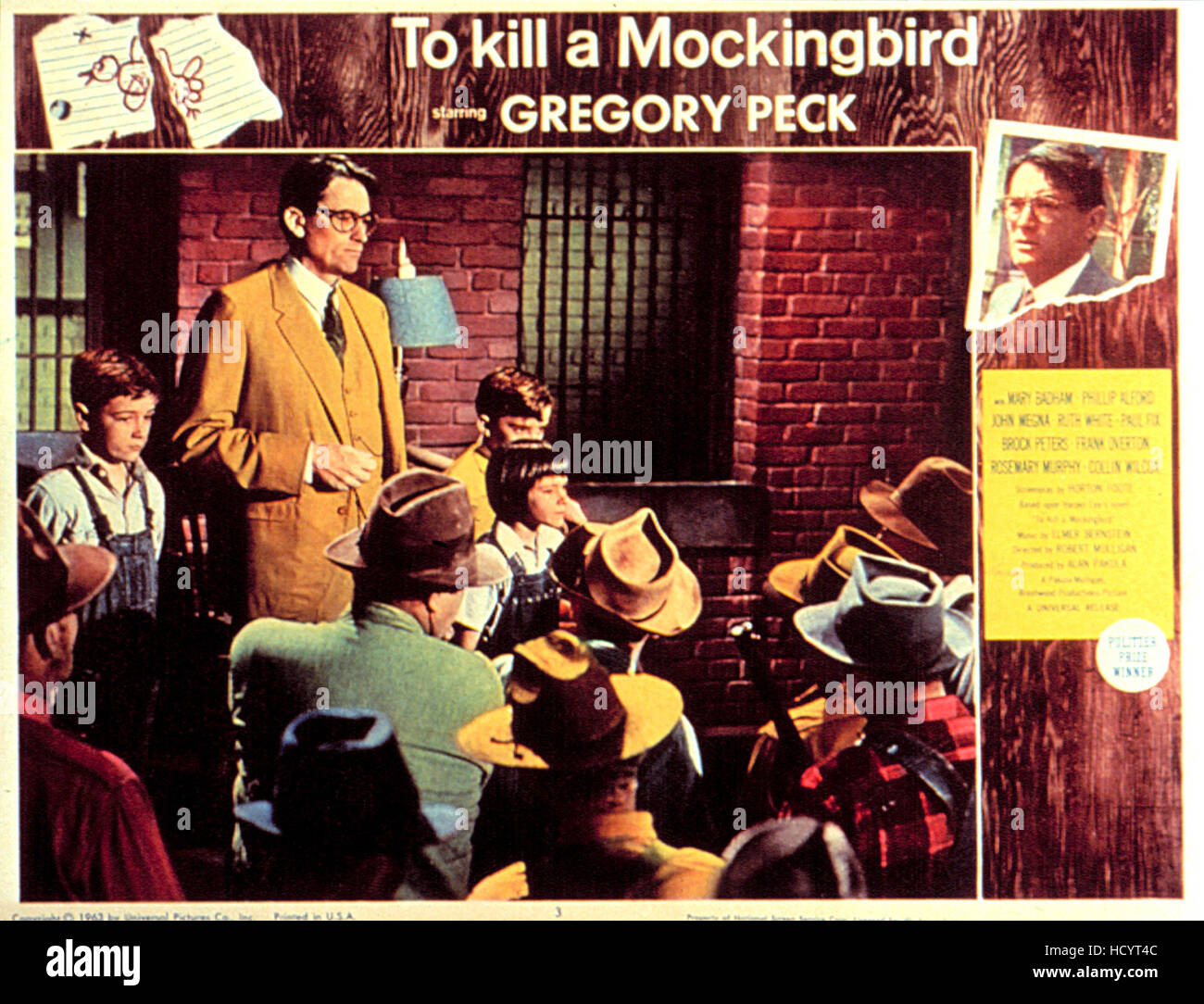 TO KILL A MOCKINGBIRD, Phillip Alford, Gregory Peck, J ohn Megna, Mary ...