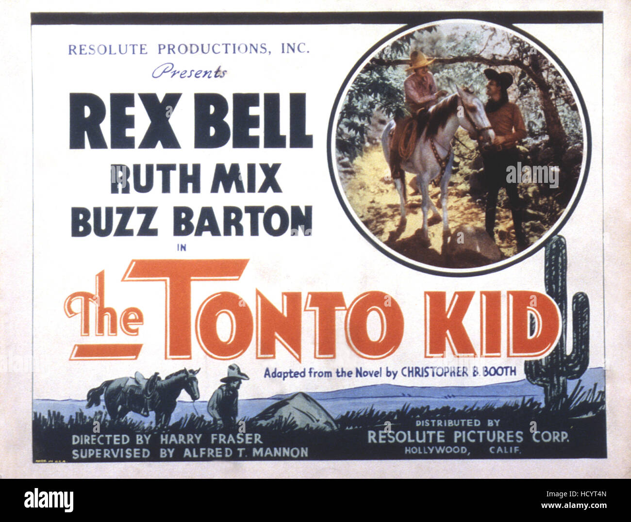 THE TONTO KID, Ruth Mix, Rex Bell, 1934 Stock Photo - Alamy