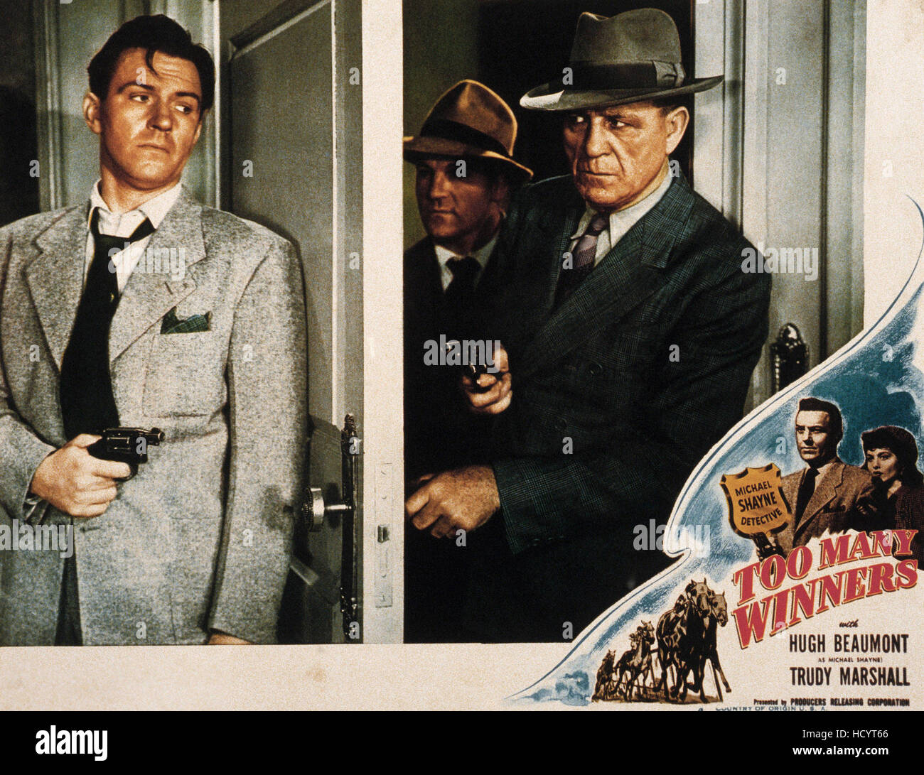 TOO MANY WINNERS, from left, Hugh Beaumont, Ralph Dunn, Frank Hagney ...