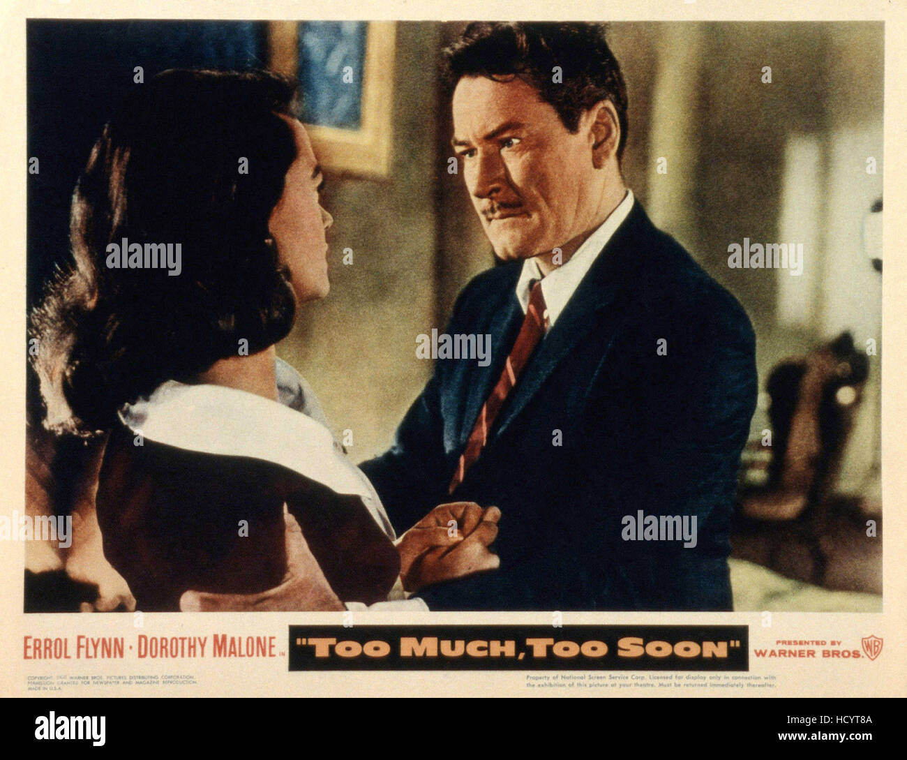 TOO MUCH, TOO SOON, Dorothy Malone, Errol Flynn, 1958 Stock Photo - Alamy