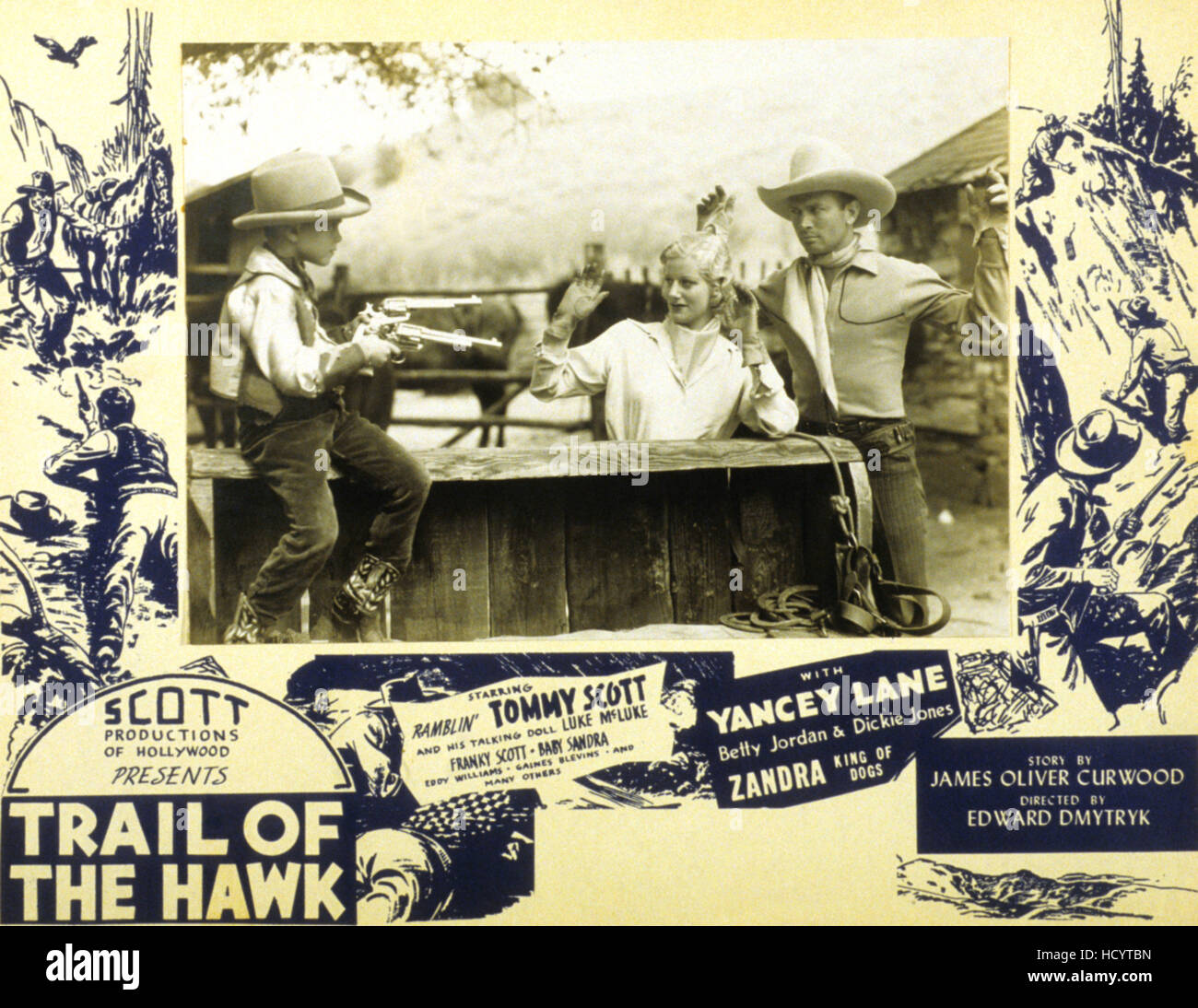 TRAIL OF THE HAWK, (aka THE HAWK), l-r: Dickie Jones, Betty Jordan ...