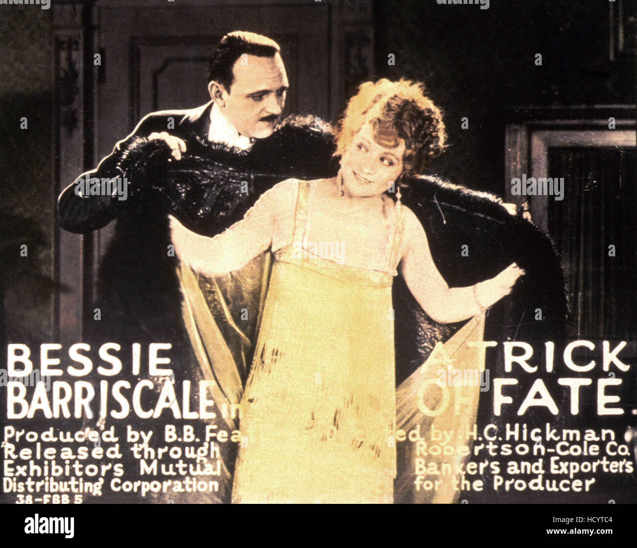 A TRICK OF FATE, US lobbycard, Bessie Barriscale, (right), 1919 Stock ...