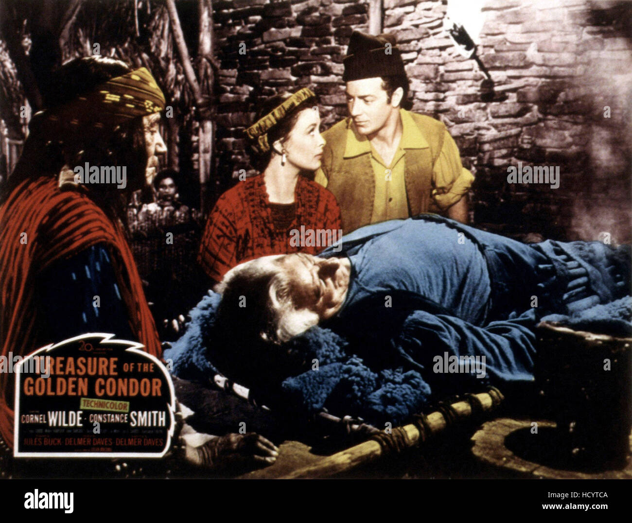TREASURE OF THE GOLDEN CONDOR, Constance Smith, Cornel Wilde, 1953 ...