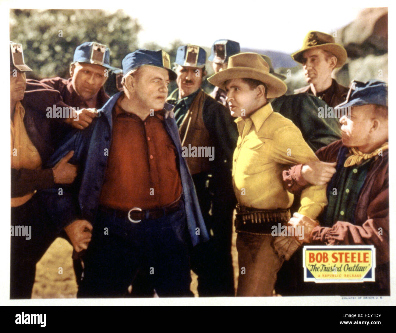 THE TRUSTED OUTLAW, Richard Cramer, Bob Steele, 1937 Stock Photo - Alamy