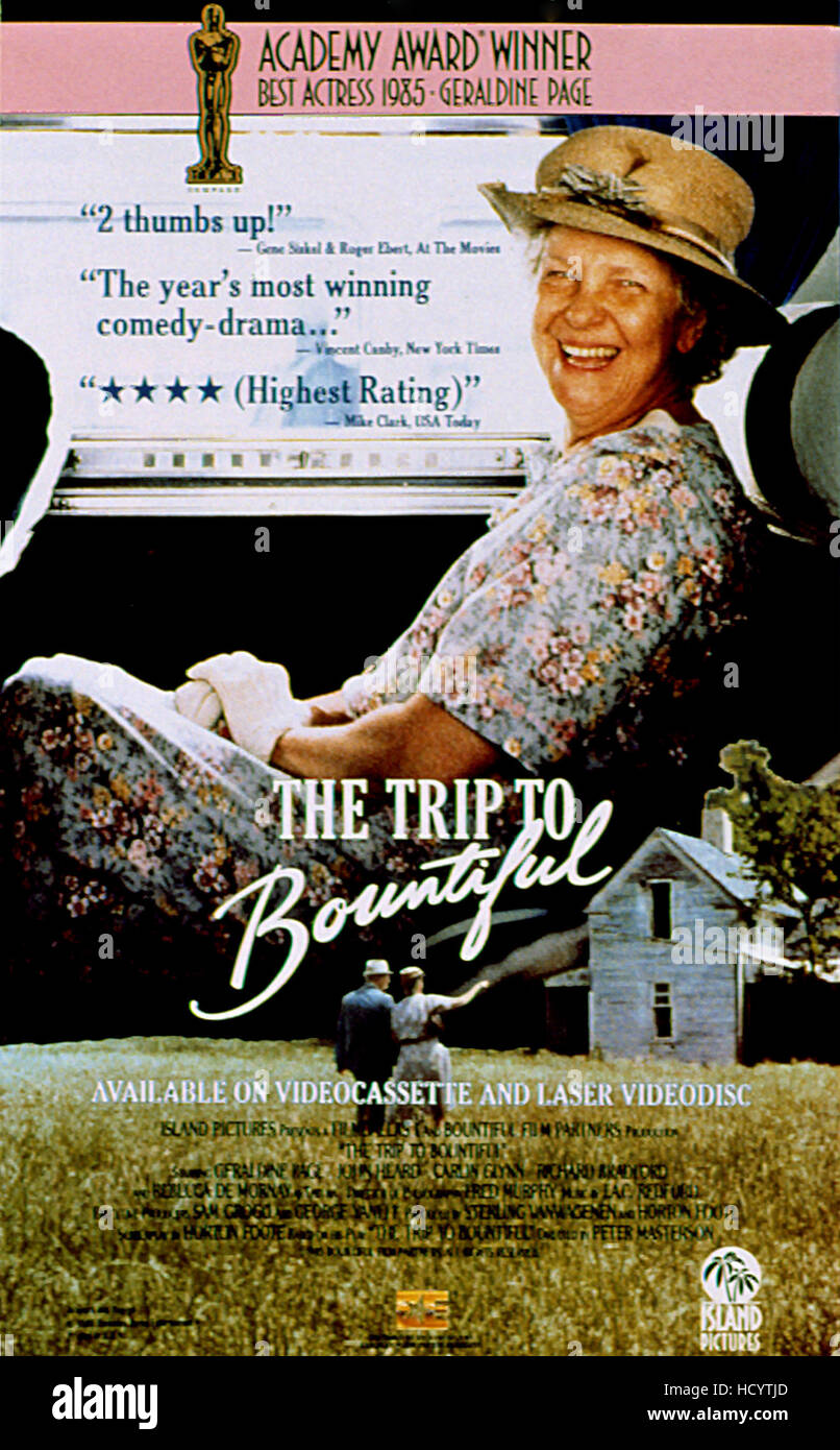 THE TRIP TO BOUNTIFUL, Geraldine Page, 1985. (C) Island Pictures ...