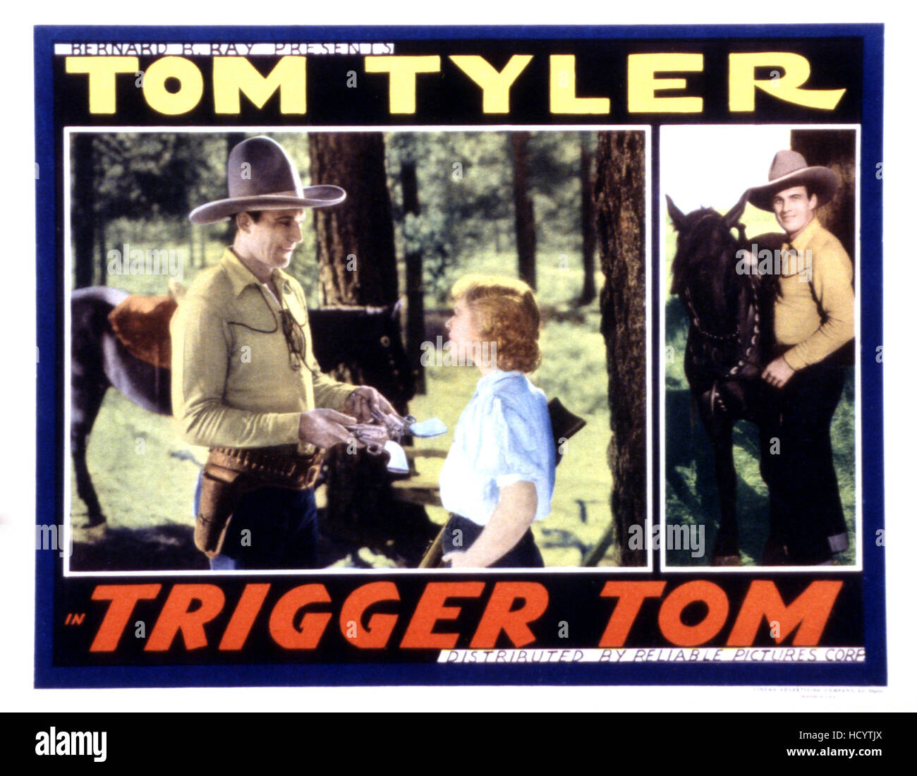 TRIGGER TOM, from left: Tom Tyler, Bernadene Hayes, 1935 Stock Photo - Alamy