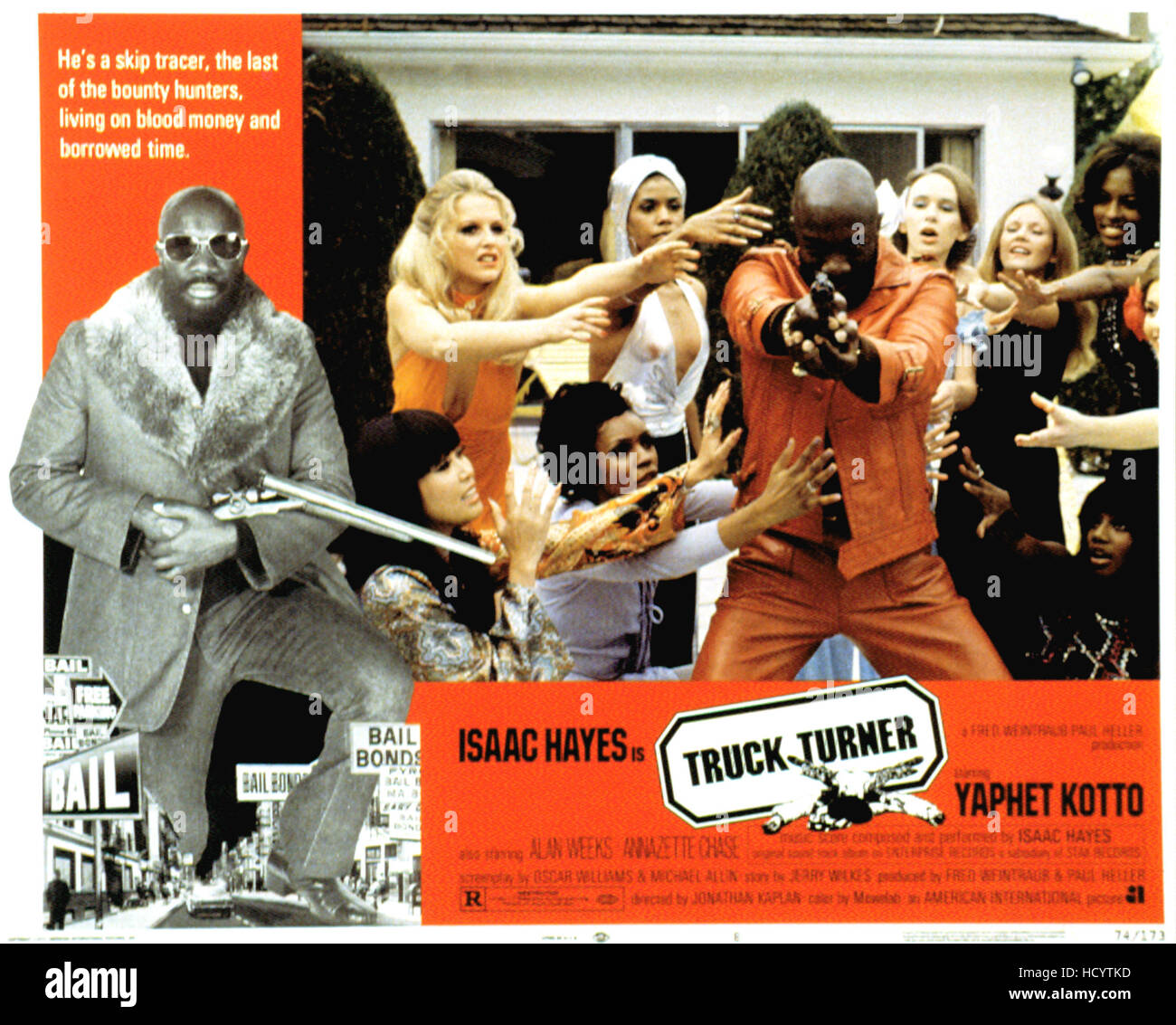 TRUCK TURNER, (lobbycard), Isaac Hayes, 1974 Stock Photo - Alamy