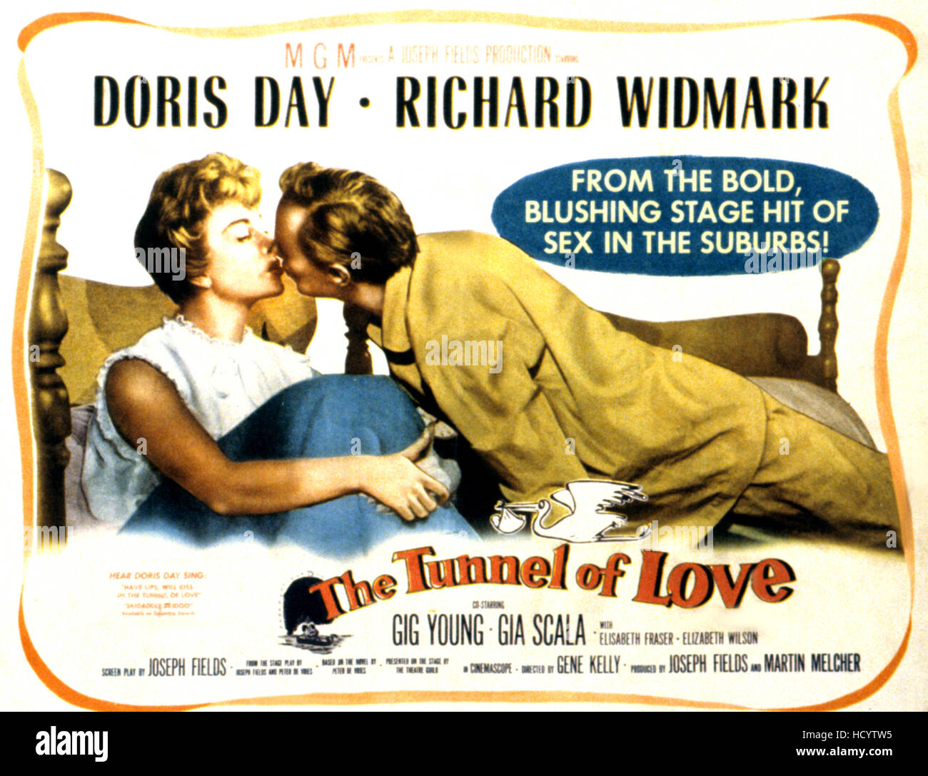 THE TUNNEL OF LOVE, Doris Day, Richard Widmark, 1958 Stock Photo - Alamy