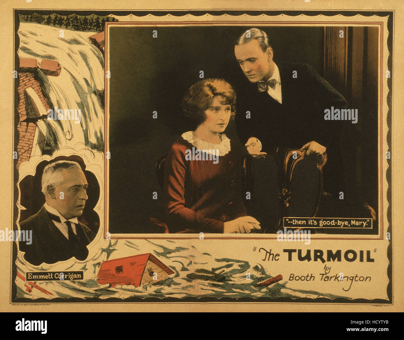 THE TURMOIL, US lobbycard, from left: Emmett Corrigan, Eleanor Boardman ...