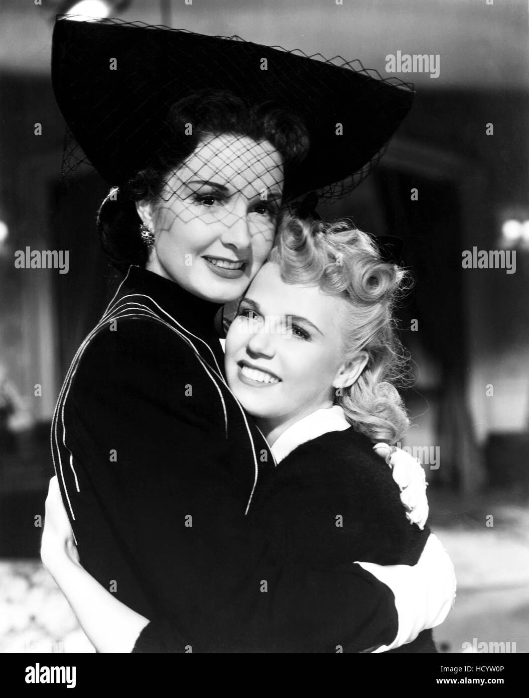 TWICE BLESSED, Gail Patrick, hugging either Lee or Lyn Wilde, 1945 ...