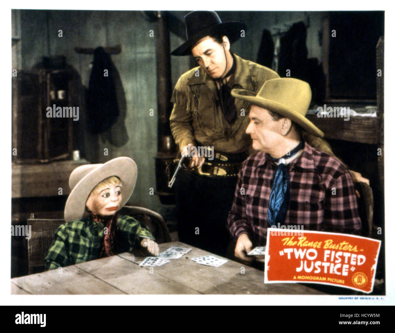 TWO-FISTED JUSTICE, John King, Max Terhune, 1943 Stock Photo - Alamy