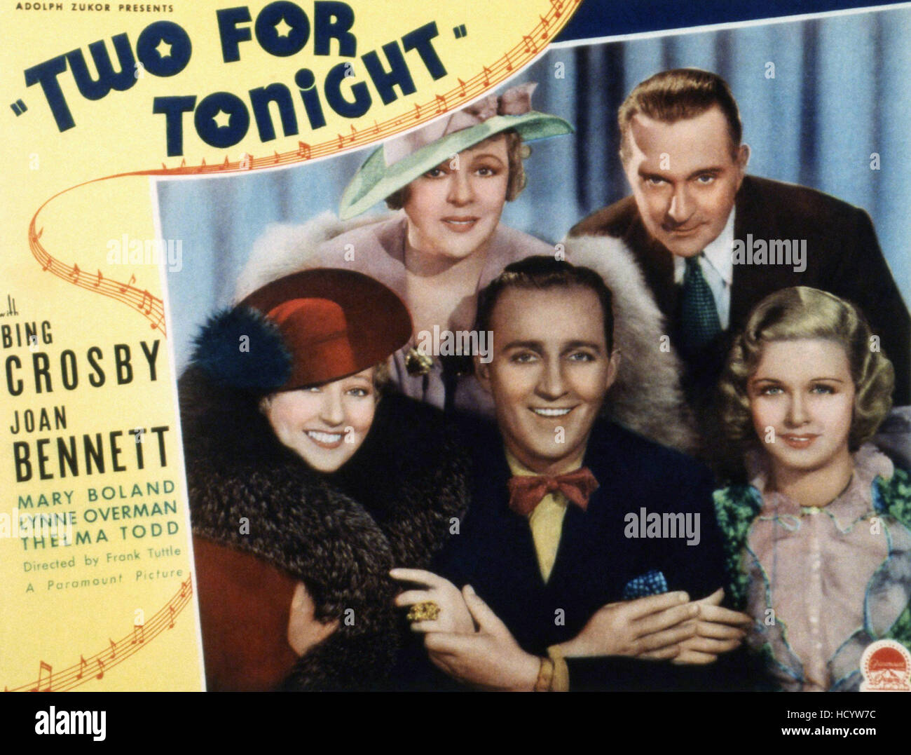 TWO FOR TONIGHT, Thelma Todd, Mary Boland, Bing Crosby, Lynne Overman ...