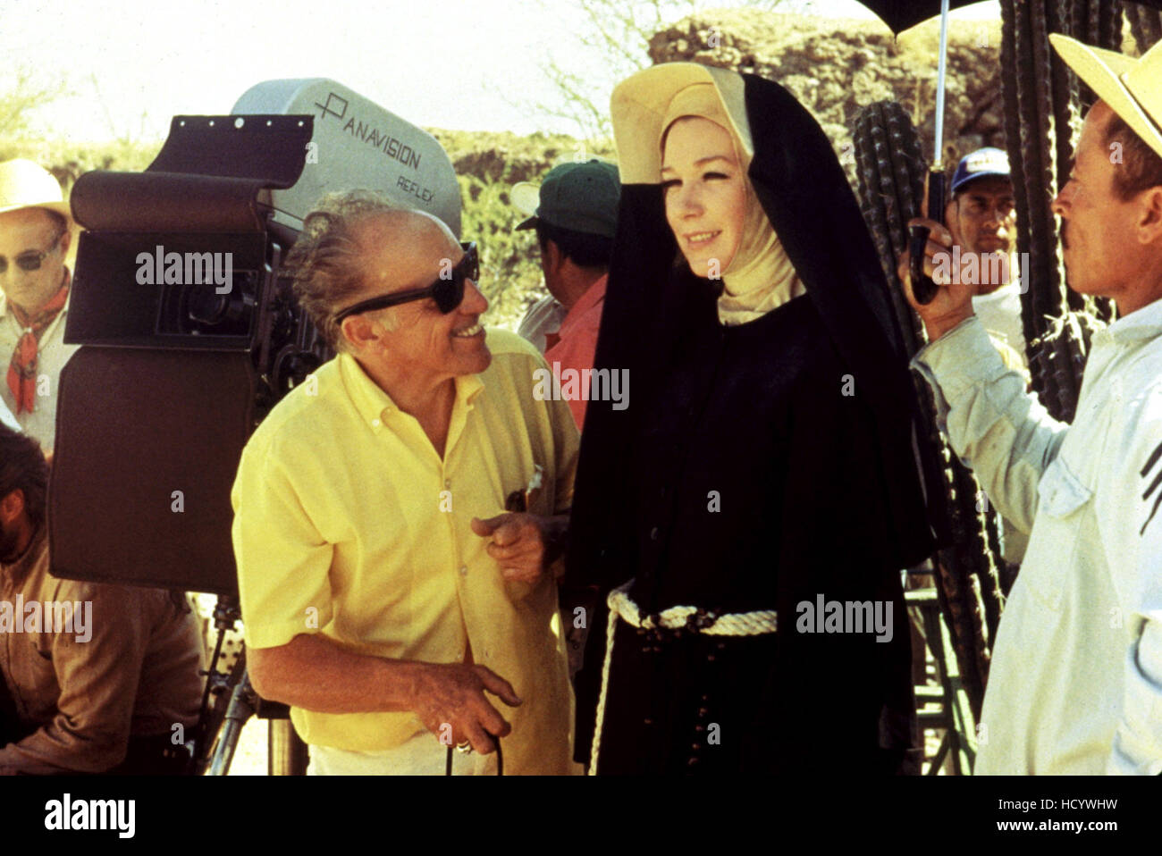 TWO MULES FOR SISTER SARA, Shirley MacLaine (center) on set, 1970 Stock ...