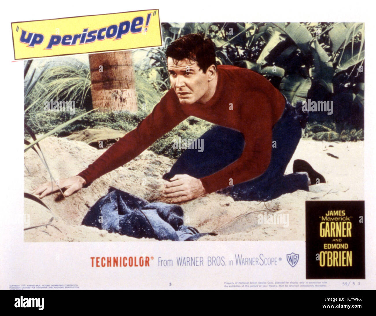 UP PERISCOPE, James Garner, 1959 Stock Photo - Alamy
