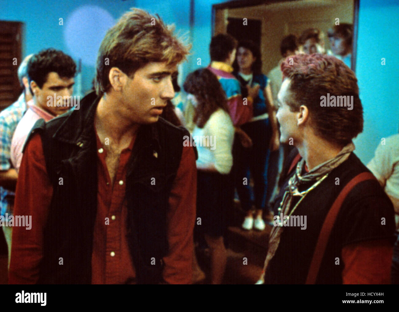 VALLEY GIRL, Nicolas Cage (left), Cameron Dye, 1983, (c) Atlantic ...
