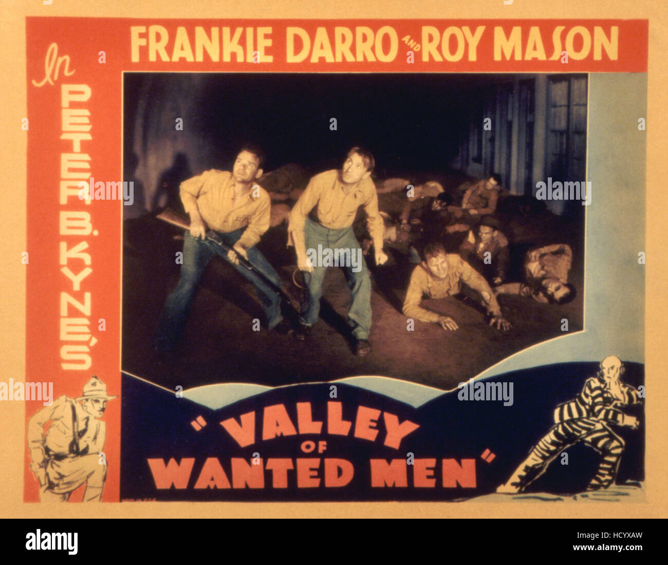 VALLEY OF WANTED MEN, Russell Hopton, Paul Fix, Walter Miller, 1935 Stock Photo - Alamy