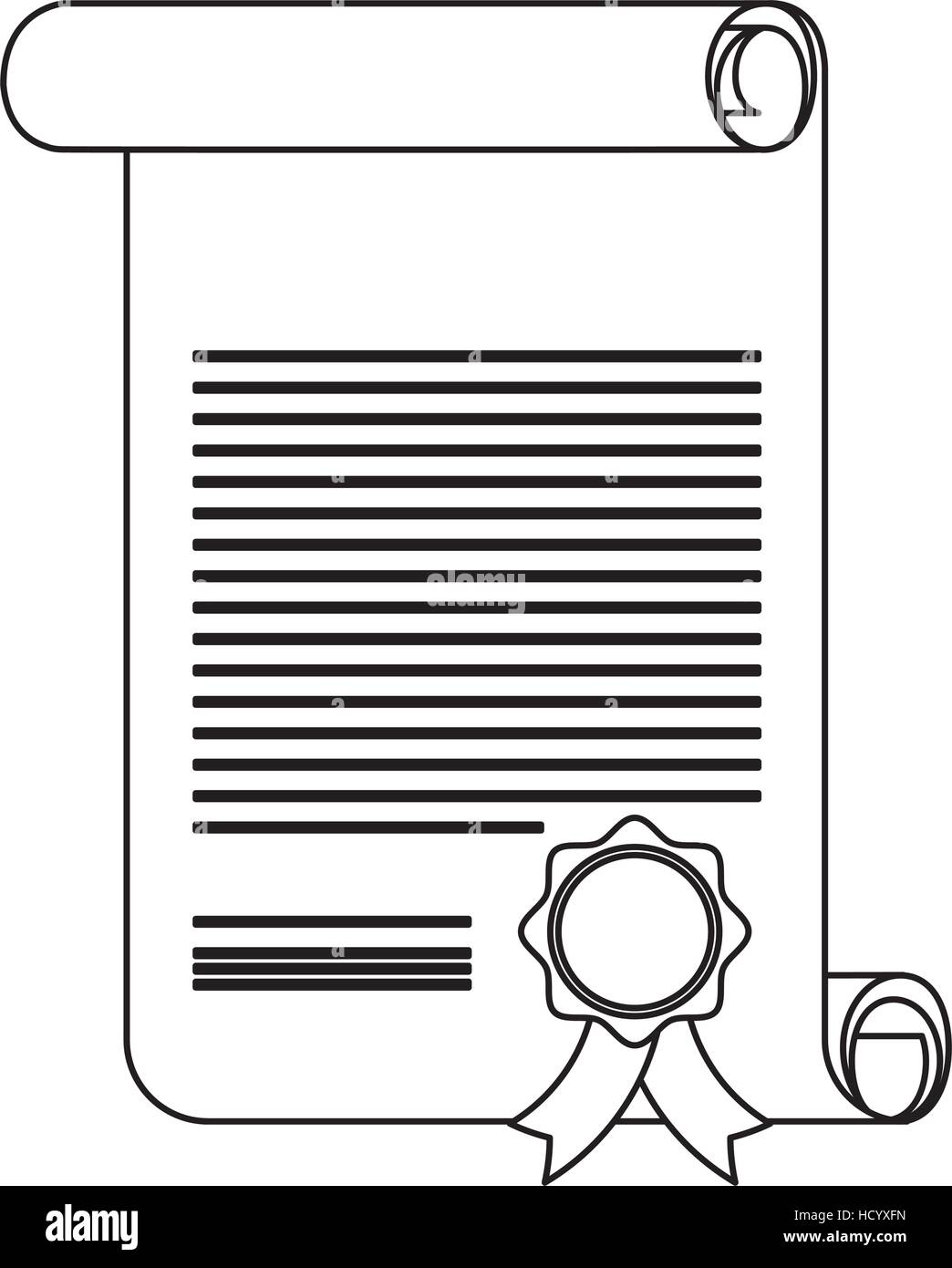 Diploma icon. Graduation university education school and college theme ...