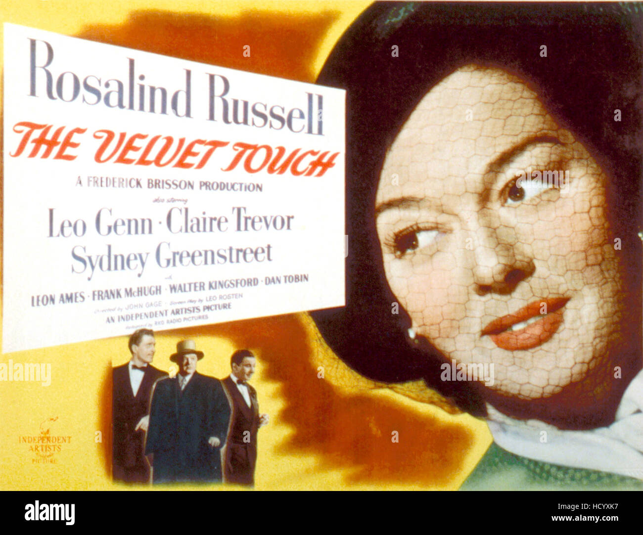 THE VELVET TOUCH, Leon Ames, Sydney Greenstreet, Leo Genn, Rosalind ...