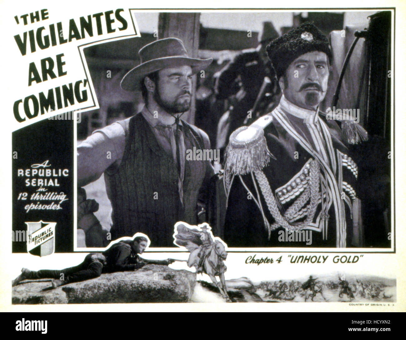 THE VIGILANTES ARE COMING, Robert Warwick, 1936 Stock Photo - Alamy