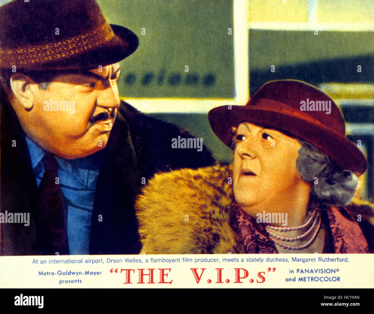 THE V.I.P.S, Orson Welles, Margaret Rutherford, 1963 Stock Photo - Alamy