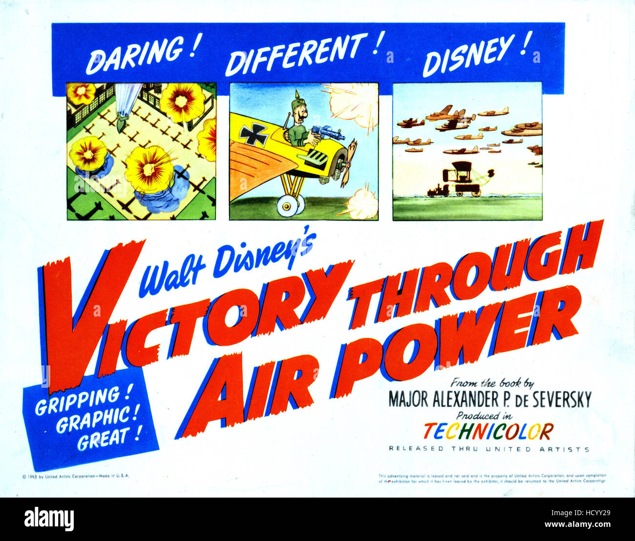 VICTORY THROUGH AIR POWER, 1943, ©Walt Disney Co./ Courtesy: Everett ...