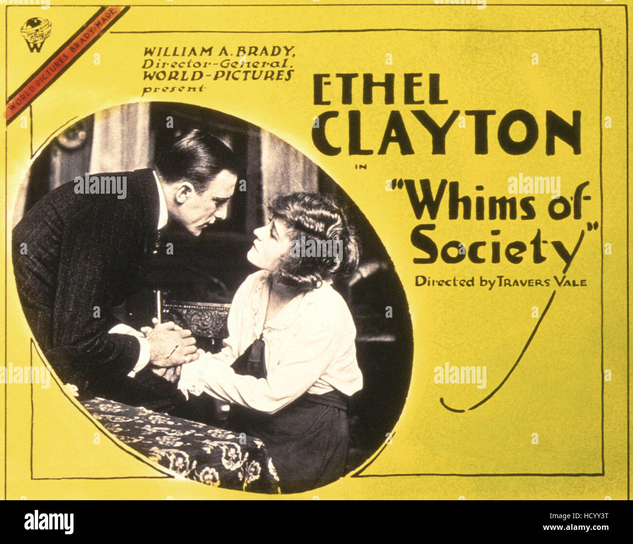THE WHIMS OF SOCIETY, US poster, from left: Frank Mayo, Ethel Clayton ...