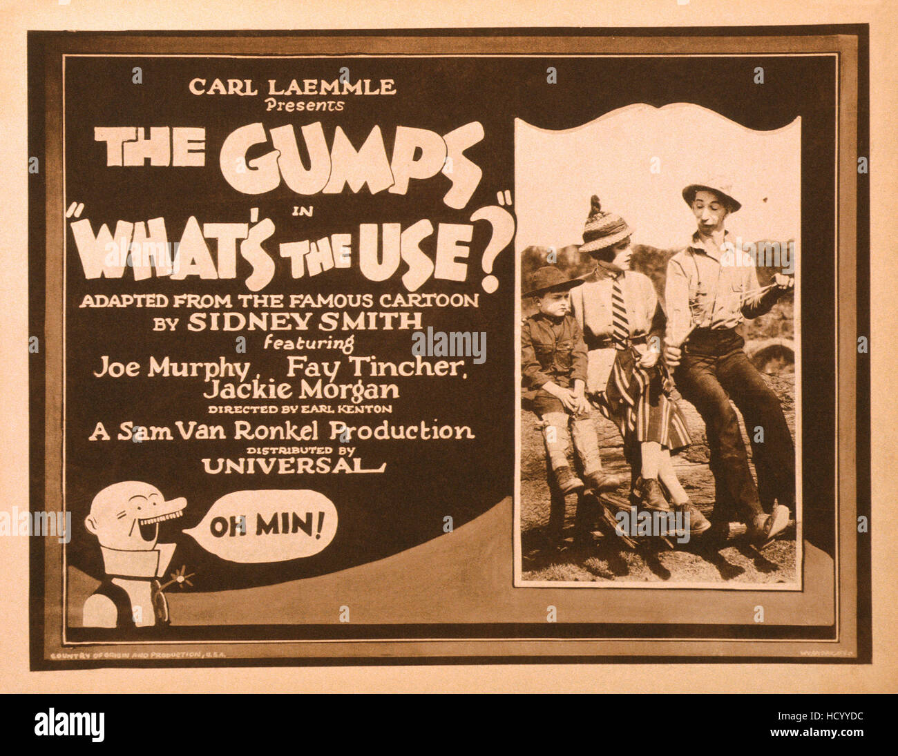 WHAT'S THE USE?, US lobbycard, from left: Jack Morgan, Fay Tincher, Joe ...