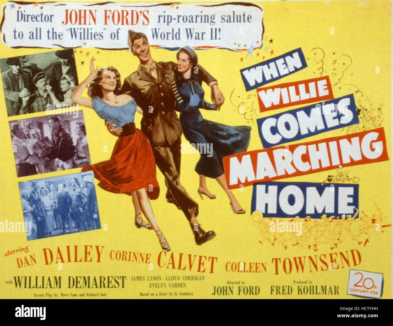 WHEN WILLIE COMES MARCHING HOME, Corinne Calvet, Dan Dailey, Colleen ...