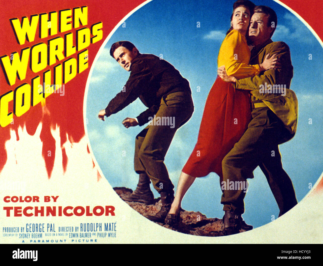 WHEN WORLDS COLLIDE, Peter Hanson, Barbara Rush, Richa rd Derr, 1951 ...
