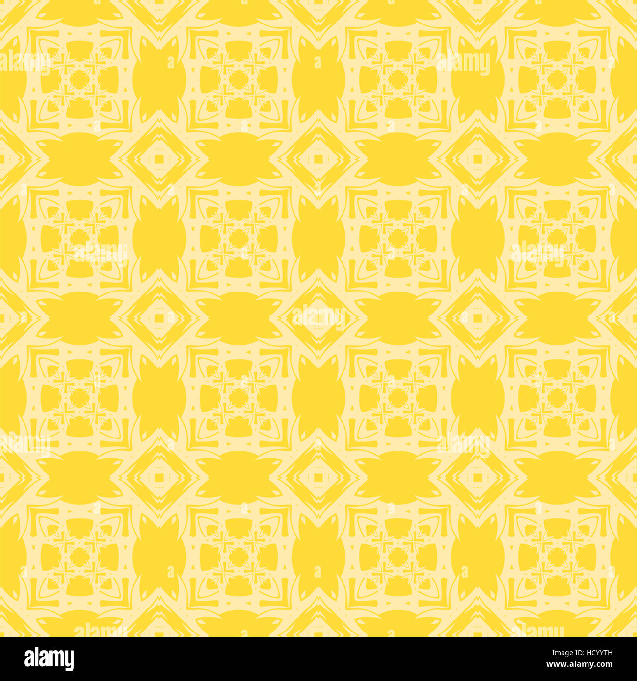 Yellow Ornamental Seamless Line Pattern Stock Photo - Alamy