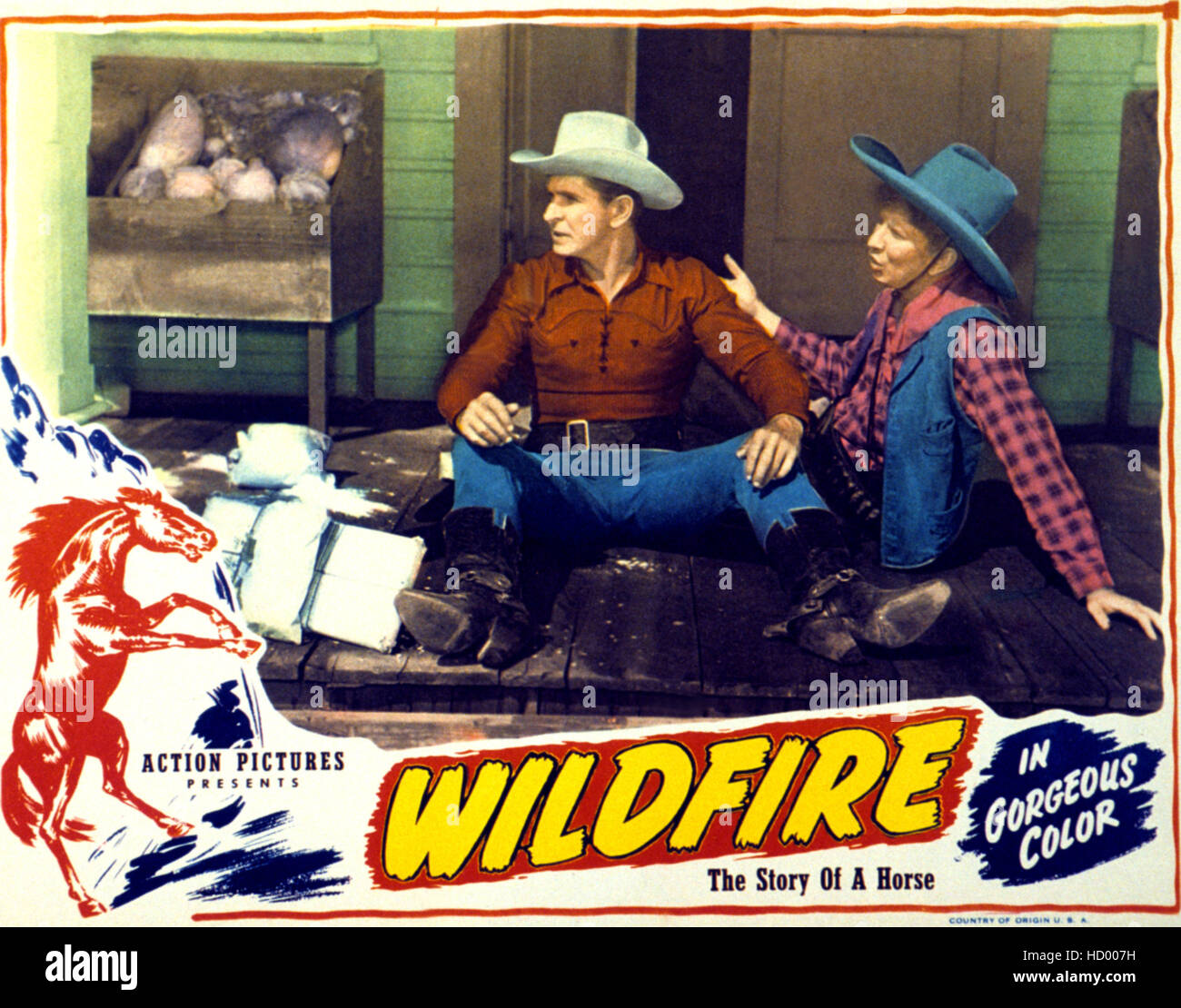 WILDFIRE, Bob Steele, Sterling Holloway, 1945 Stock Photo - Alamy