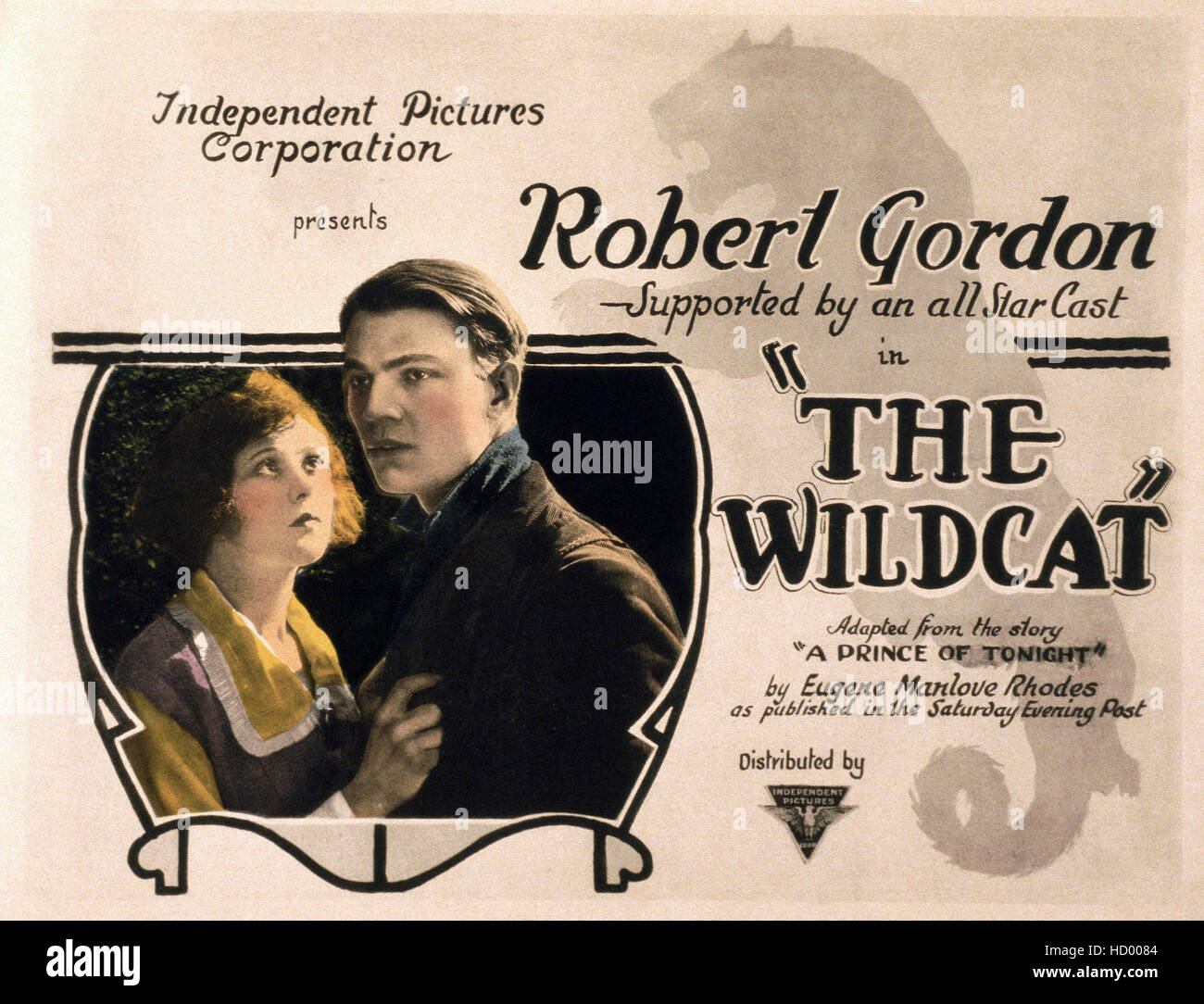 THE WILDCAT, US poster, Robert Gordon (right), 1924 Stock Photo - Alamy